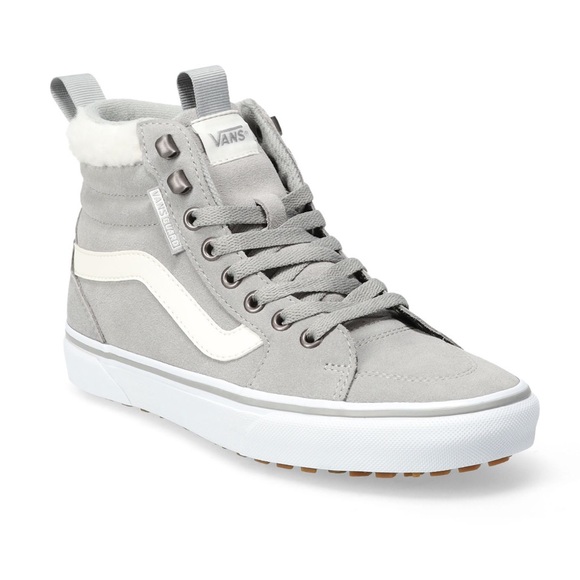 Vans | Shoes | Vans Gray And White Hightop Sneakers | Poshmark